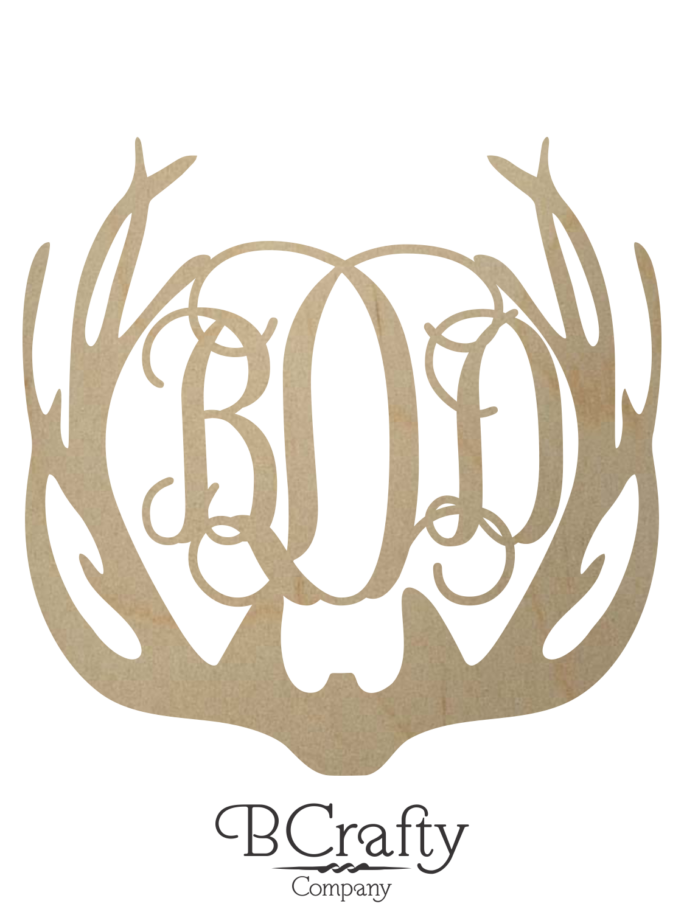 Unfinished Wooden Buck Shape - BCrafty Company