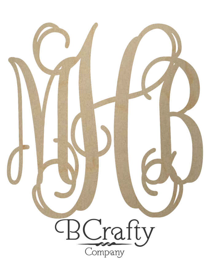Wooden Monogram Letters – BCrafty Company