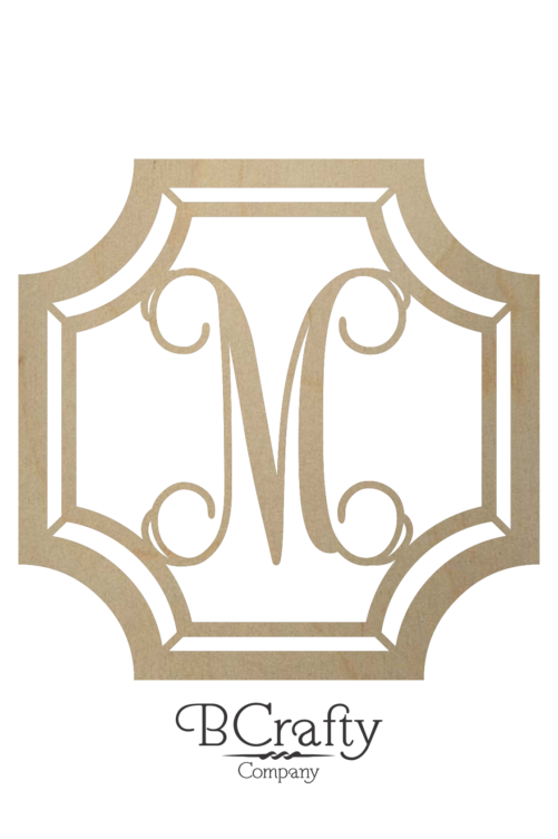 Gem Stone Monogram Wooden Letters | Wooden Monogram | BCrafty