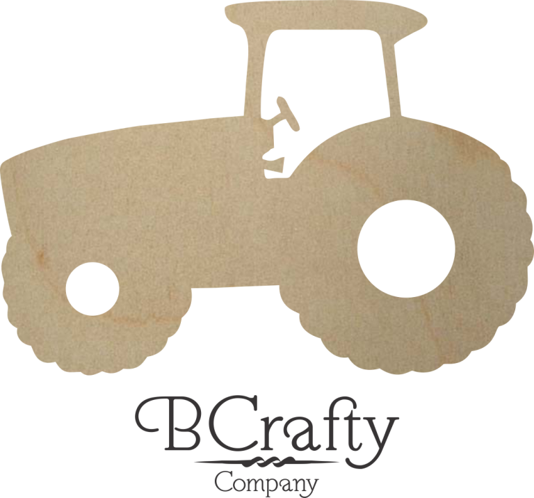 Wooden Tractor Cutout – BCrafty Company